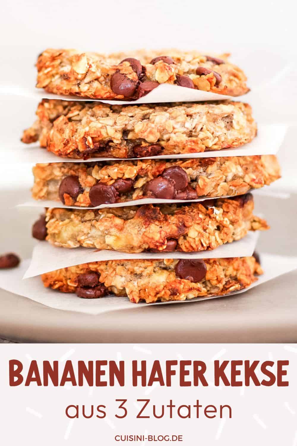 Bananen Haferflocken Kekse 3 Zutaten